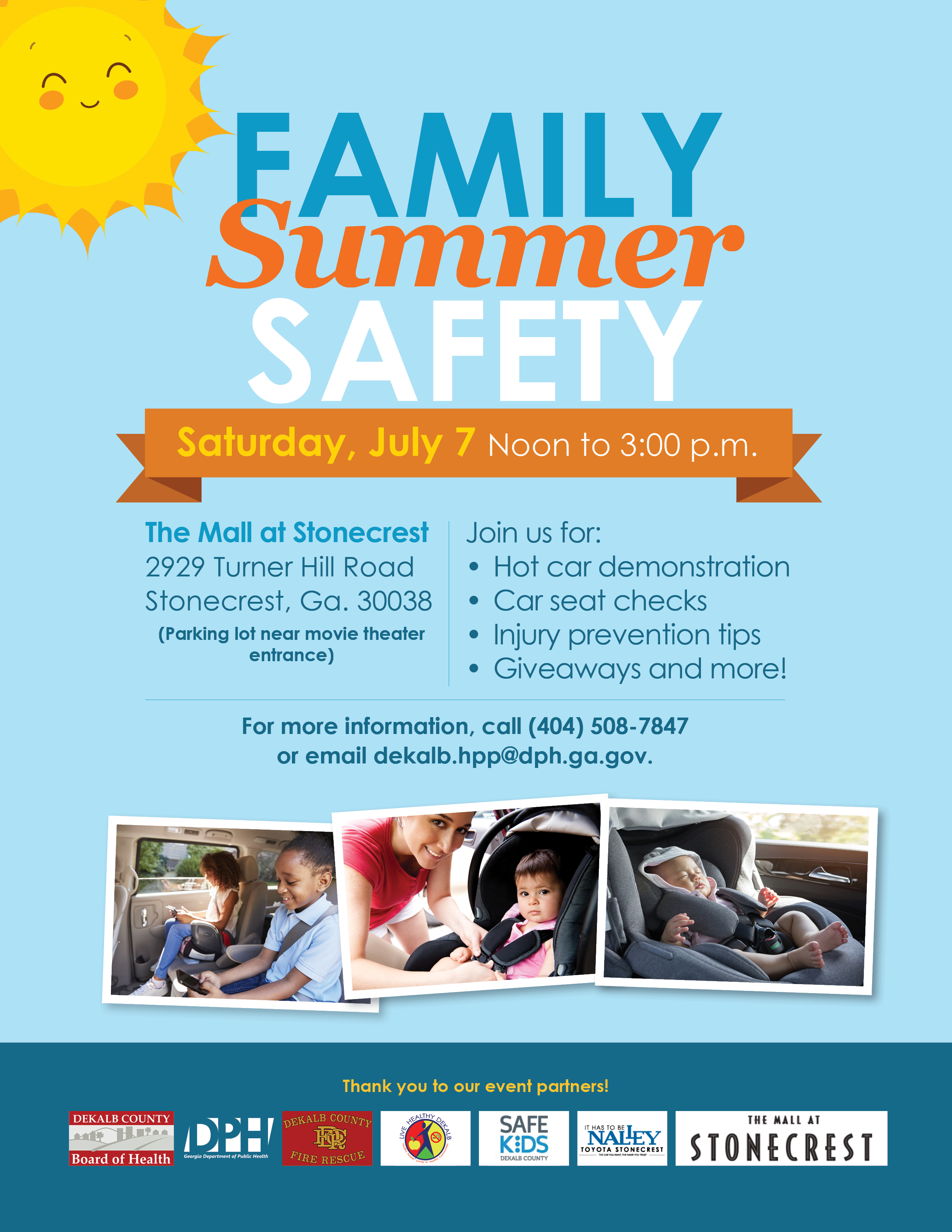 Family Summer Safety Event | DeKalb County GA