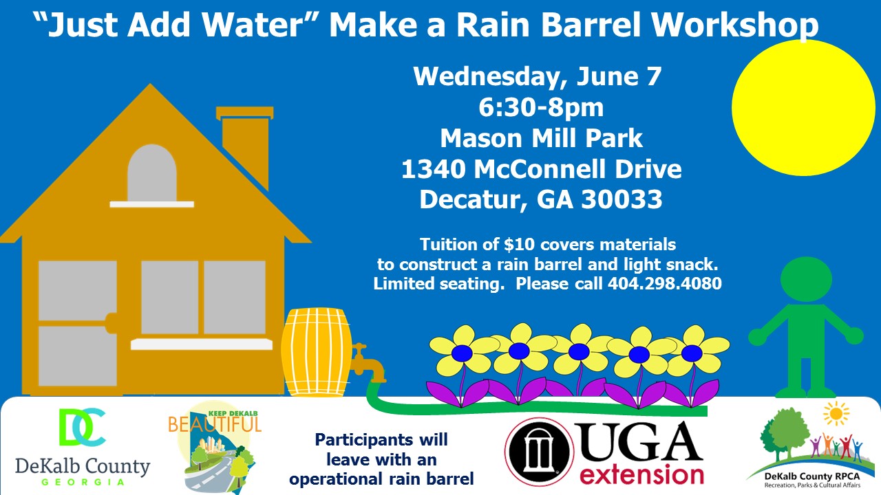 Rain Barrel Workshop | DeKalb County GA